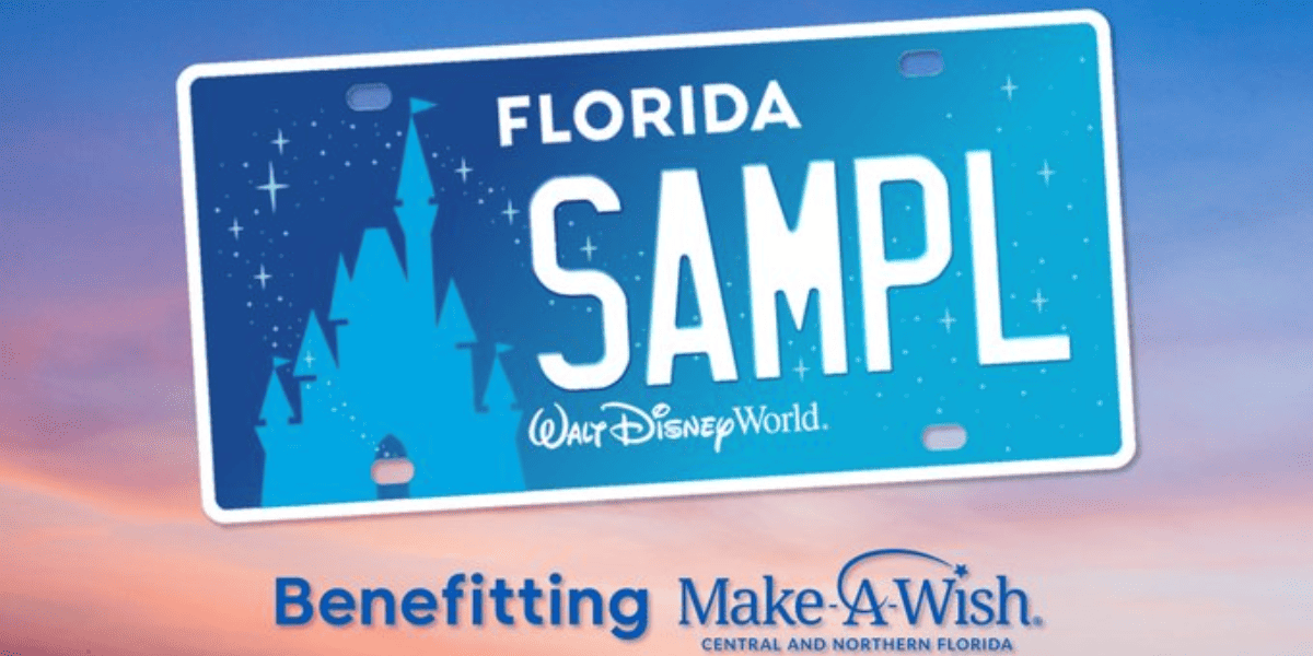 Disney World Launches New License Plate for Florida Drivers this ...